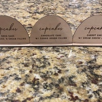 Wooden Buffet Food Name Sign, Food Table Tent Card, Food Tag, Cute ...