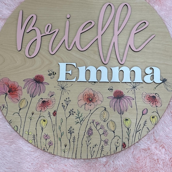 Stacked Names for Nursery, Wooden Letters, Name Sign, Nursery Letters ...