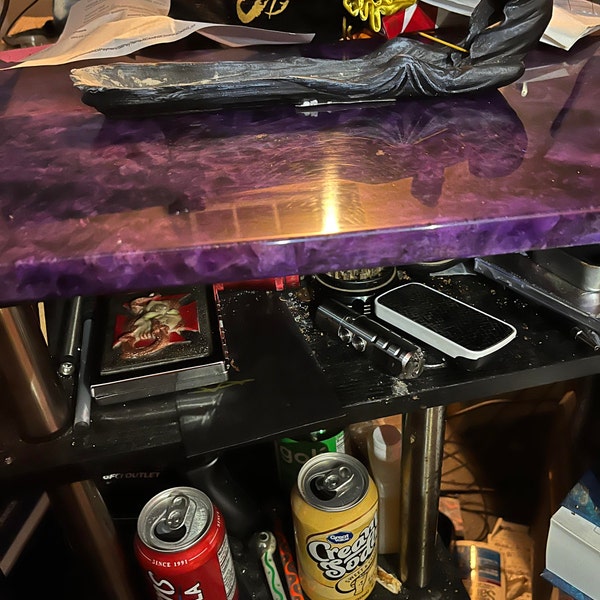 Amethyst Stones Countertop / Dining Table, Purple Amethyst Stone ...