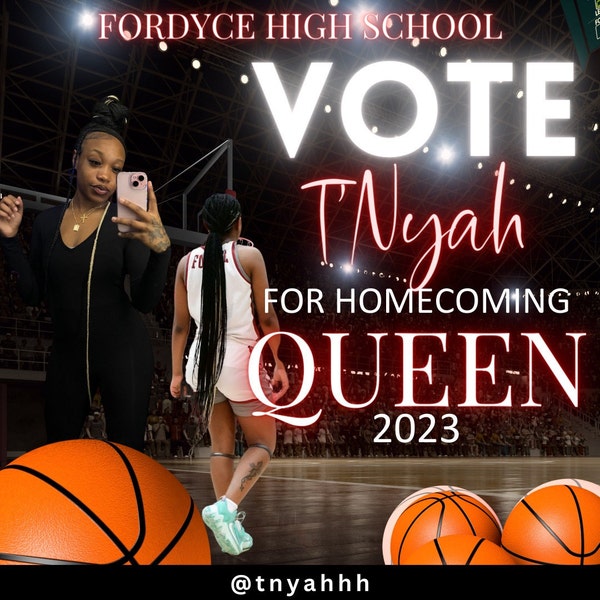 Vote Homecoming Queen Flyer, Homecoming Flyer, Campaign Flyer, Class ...