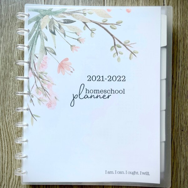 Homeschool Student Planner Printable Editable Planner Inserts ...