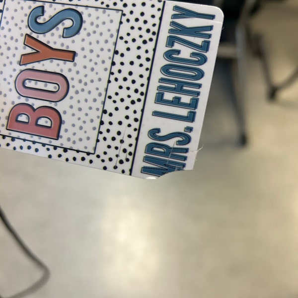 Boho Vibes Theme Classroom Hall Passes for Teachers, Personalized, Set ...