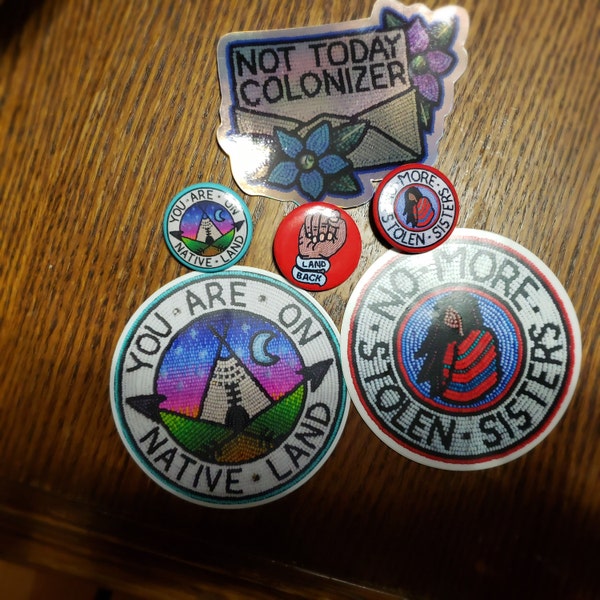 You Are on Native Land Sticker - Etsy