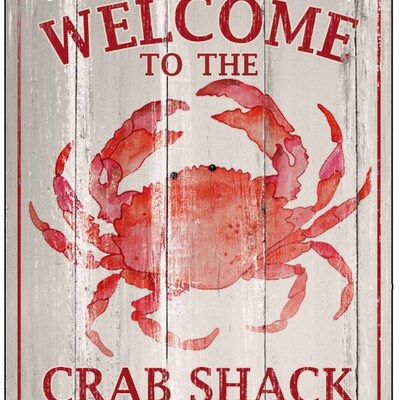 Crab Shack Themed Welcome House Sign Seafood Themed Welcome - Etsy