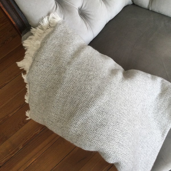 Yak Wool Blanket Large Shawl Wrap Blanket Sofa Couch Throw Meditation ...