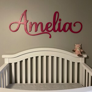 Landon Boy Baby Name Sign for Nursery Decor Custom Wooden Nursery ...