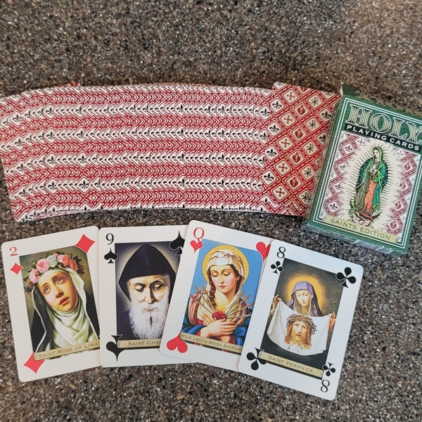 Holy Playing Cards® Catholic Saints Deck - Unique Religious Gift for ...