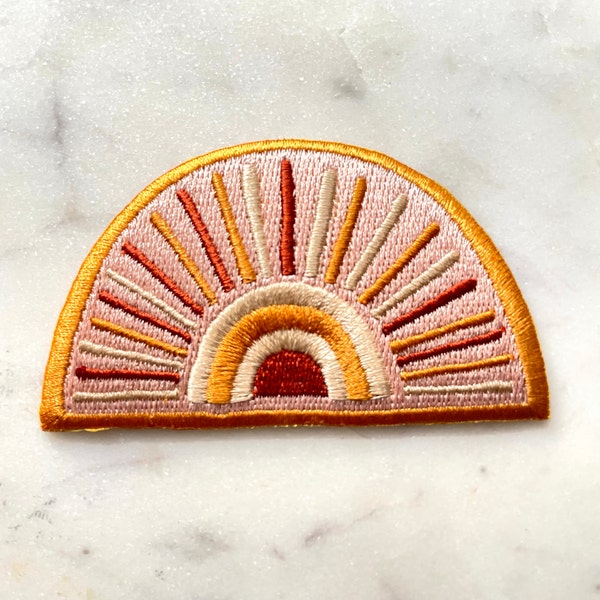 Sunny Sun- Iron on Patch - Etsy