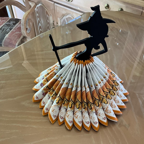 Napkin Holder “witch “ Withes Tea Halloween Theme Party Table Setting ...