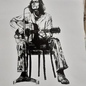 Joe Cocker Original Ink Drawing Print - Etsy