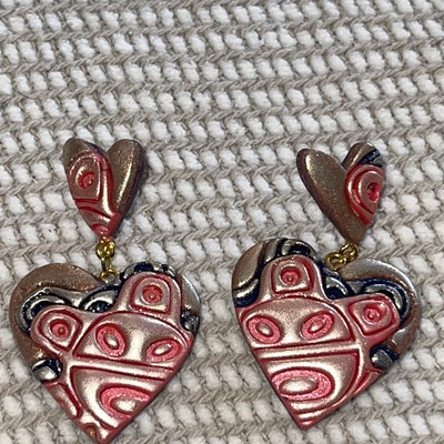 Jewelry TAINO PRECIOSA Cacique and Men Taino Symbols Polymer Clay ...