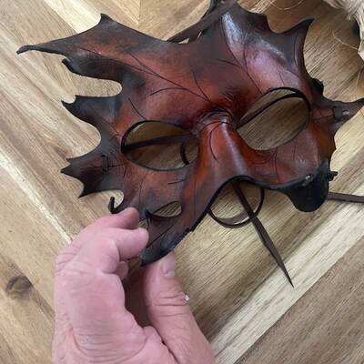 Leather Skull Half Mask PDF Template Digital Leather Pattern Skull Half ...