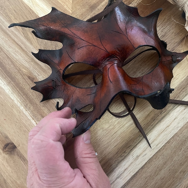 Leather Skull Half Mask PDF Template Digital Leather Pattern Skull Half ...