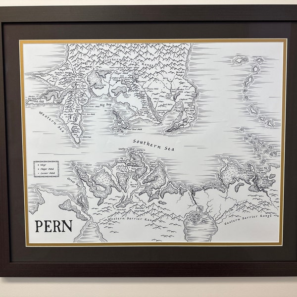 Map of Eora: Pillars of Eternity - Etsy
