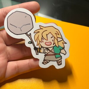BOTW Link and Zelda Cooking Vinyl Sticker 3 X 2.35 - Etsy