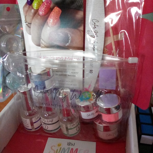 Dip Powder Starter Kit- Dip Powder Liquids, Dip Powder Kit, Nail Dip ...