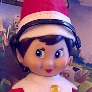 Movie Night Elf Prop Elf Accessory Dollhouse TV Miniature Furniture ...
