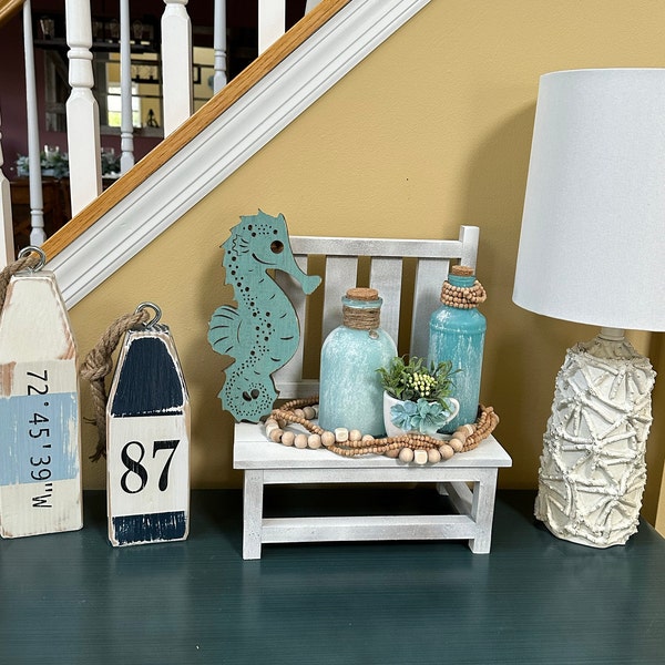 Beach Tray Decor *summer Decor * Starfish* Beach Block Sign *sand ...