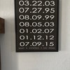Important Date Art | Custom Wood Framed Sign | What a Difference a Day ...