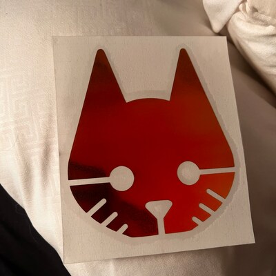 Stray Cat Game Inspired Decal Holographic Vinyl Sticker Car Accessory ...