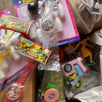 Vintage Record Charms 10, Miniature 45 RPM Records, Retro Plastic 1970s ...