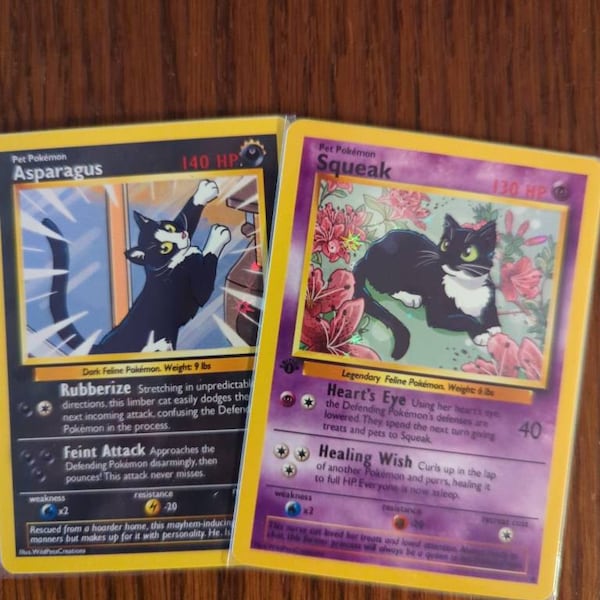 Custom Pokémon Card From PHOTO - Etsy