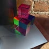 CMY Cubes® the Motus - Icosahedron, Optical Polyhedron, Subtractive ...