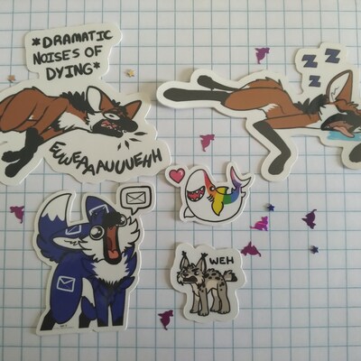 READ DISCLAIMER Character OC Digital Art Avali Stickers Base - Etsy