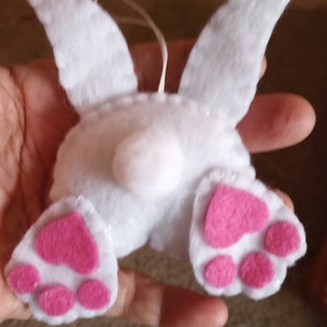 Felt Bunny Butt Pattern, Bunny Sewing Pattern, Stuffed Bunny Pattern ...
