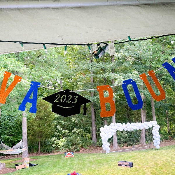 Graduation Custom College Bound Banner - Sign - Garland - Grad Party ...