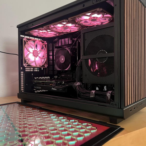 PC Figure Platform - 120mm, 140mm - PC Fan Cover - 3D Printed Gaming ...