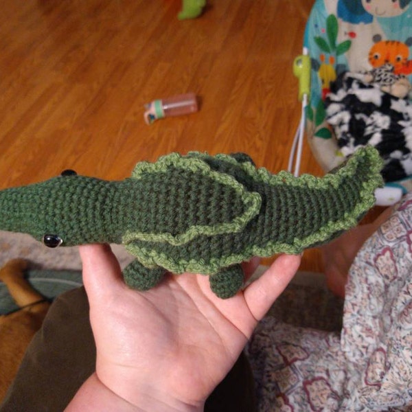Crocodile Toy Crochet PATTERN, Amigurumi Tutorial, Printable PDF ...