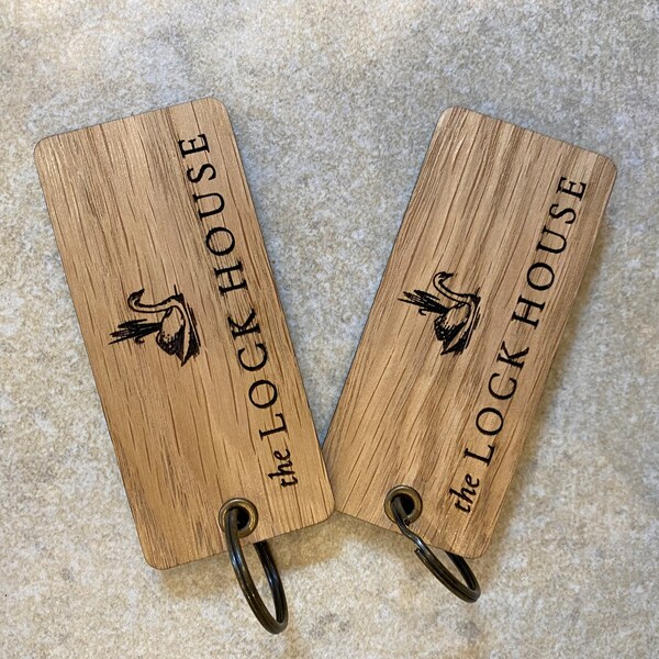 Key-fob (large) Hotel B&B Motel Personalised Engraving Name + Room ...