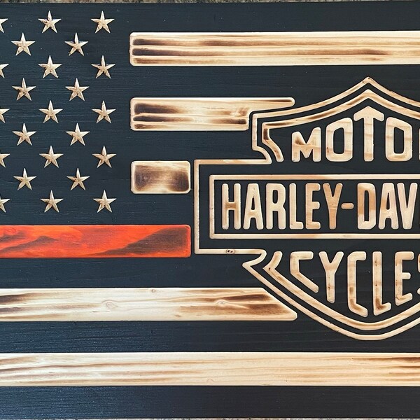 Epoxy Coated American Flag With Mountains , Mountain Range Art, Rustic ...