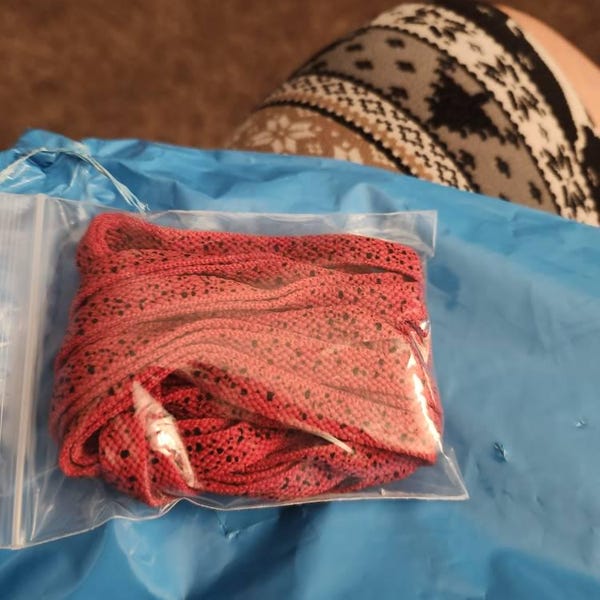 Jordan 4 Red Cement Shoelaces Thunder Fire Red Speckle Print Laces - Etsy
