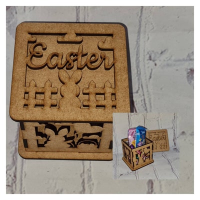 Easter Boxes Set 2 Sizes, 5 Styles Laser Cut Files Svgdxfpdfai ...