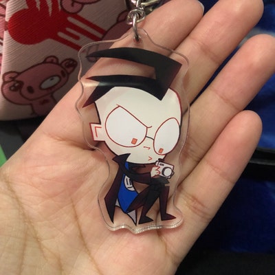 Invader Zim Keychain DIB - Etsy