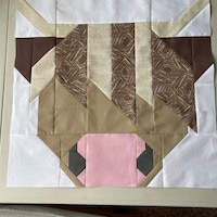 Highland Cow Quilt Block Pattern Animal PDF -includes Instructions for ...
