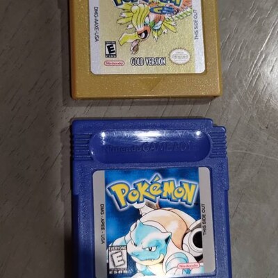 Pokemon Blue Gameboy Replacement Label Gloss or Holo - Etsy