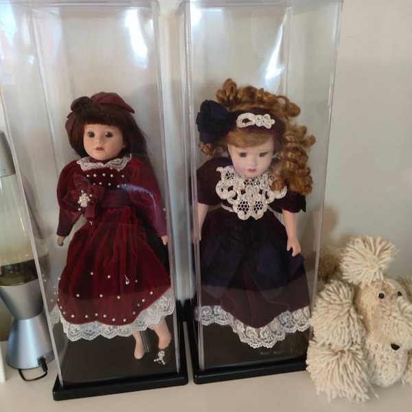 Clear Doll Display Case, American Girl Doll Display Case, Large Doll ...