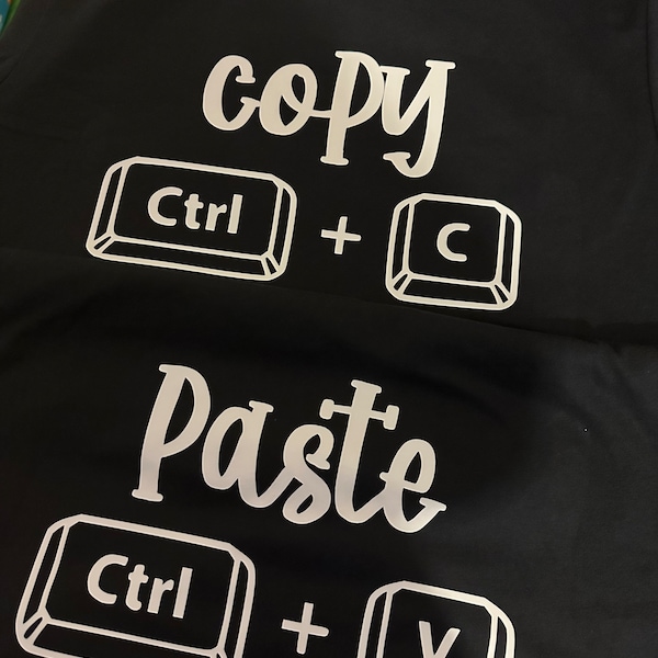 Copy Paste - Twins - Control C, Control V Digital File for Cricut or ...