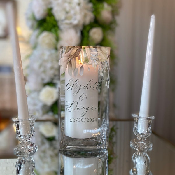 Custom Unity Set for Wedding, Unity Set Personalized, Handmade Unity ...