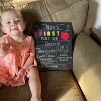 2-in-1 FRENCH First Day of School Sign, First Day of School Version ...