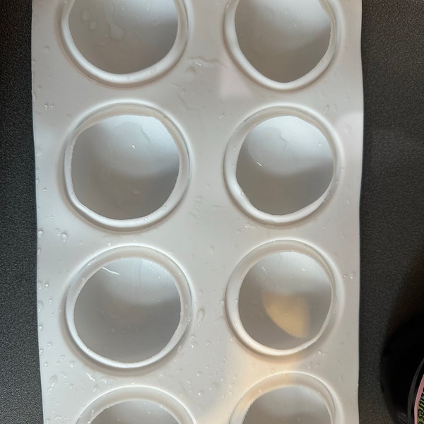 SMALL CIRCLE-15 Cavity Circle Shaped Silicone Mold for Gypsum/cement ...