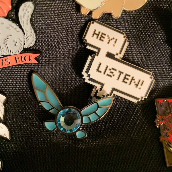 The Legend of Zelda - Hey Listen! Navi Pin Set! - Etsy