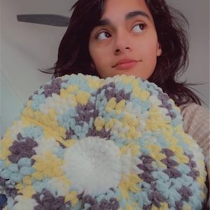 CROCHET PATTERN the Retro Throw Pillow Pattern Crochet Pillow Pattern ...