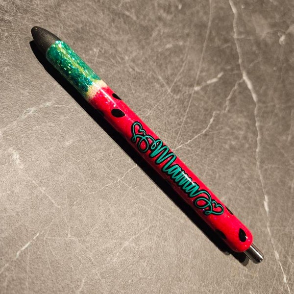 Watermelon Glitter Pen || Inkjoy Glitter Pen || Refillable Gel Pen ...