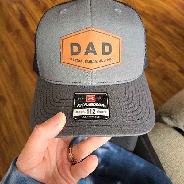 Personalized Dad Patch Hat, Dad Birthday Gift, New Dad Gift, Gift for ...