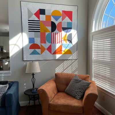 Modern Geometric West Hawk Lap Quilt / Blanket - Etsy