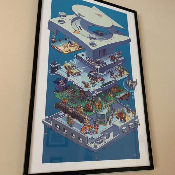 Dreamcast Exploded - Etsy